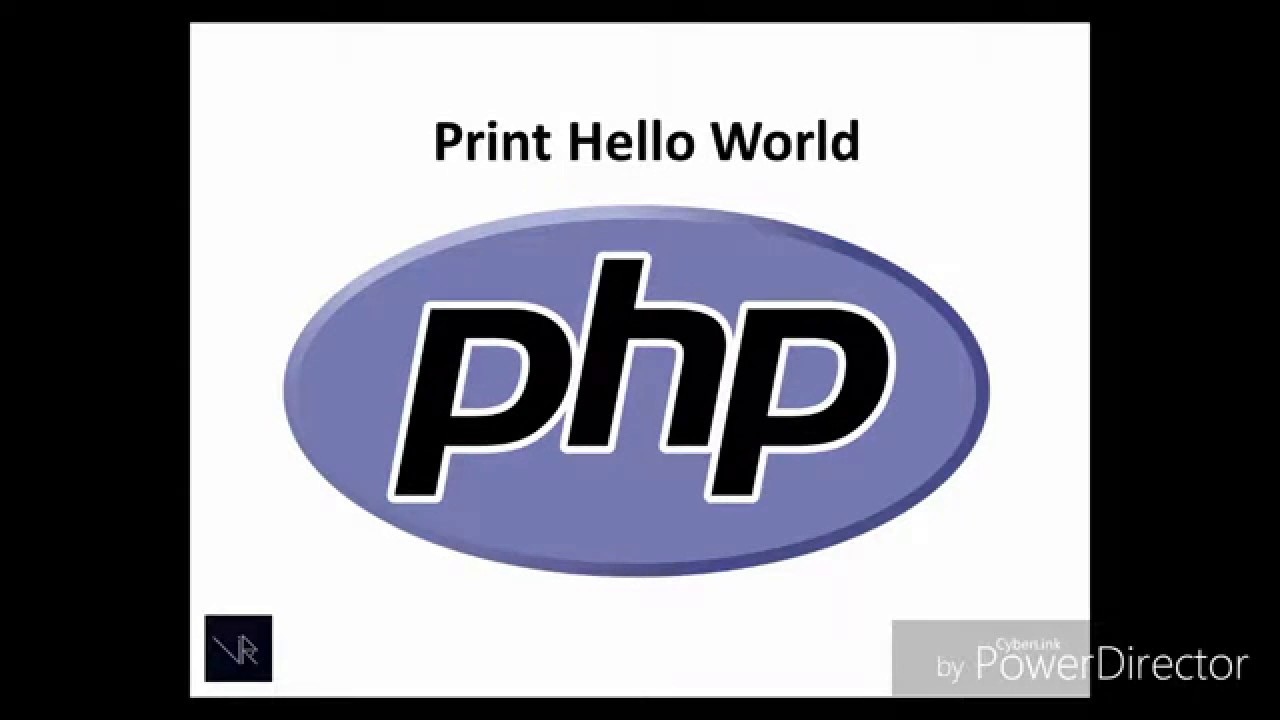 Print Hello World using PHP with XAMPP.