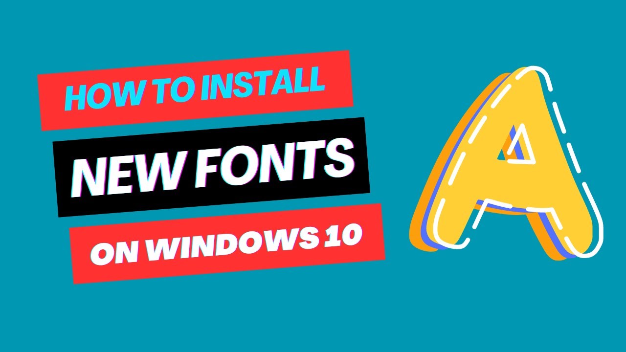 How to Install Fonts on Windows 10 | Easy Step-by-Step Guide!