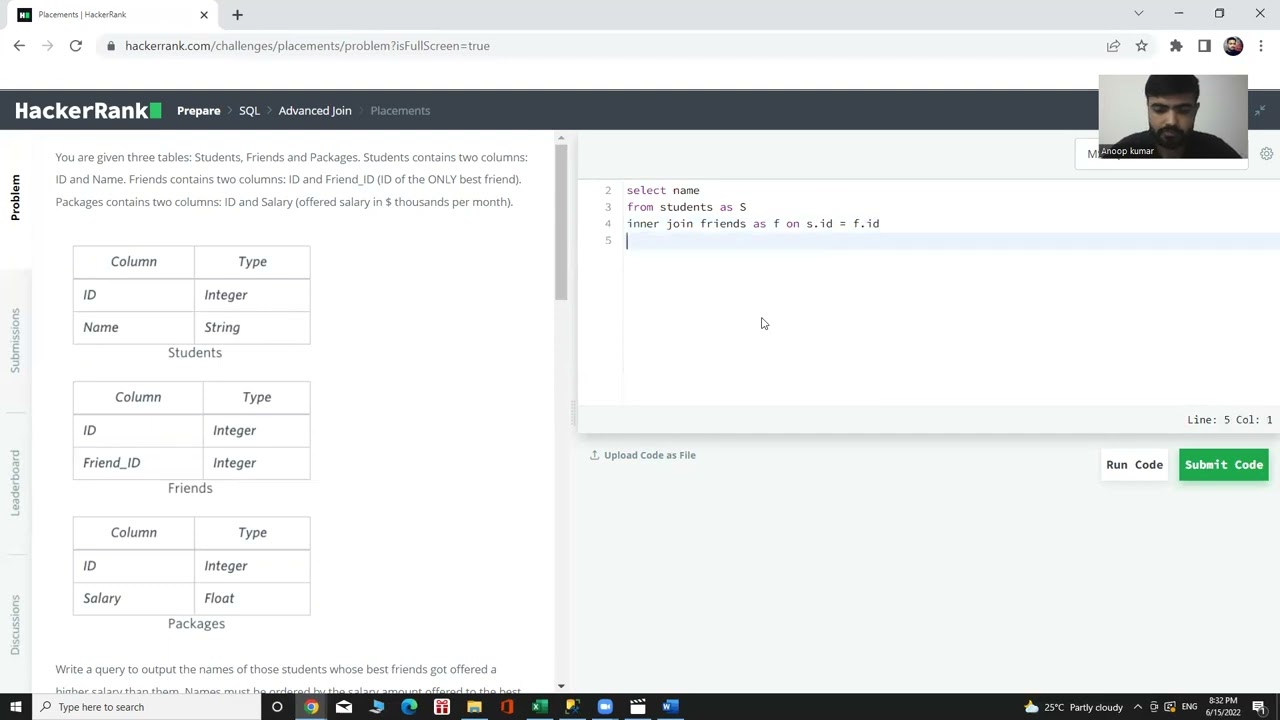 Placements Hackerrank SQL Query Solution | Hackerrank SQL Query Solutions