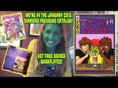 My Gal, the Zombie in Diamond Previews Catalog! Free Signed Bookplates!