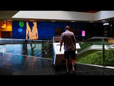 RAMUS Project: Central Park Mall Sydney: Digital Wall and Content Curation