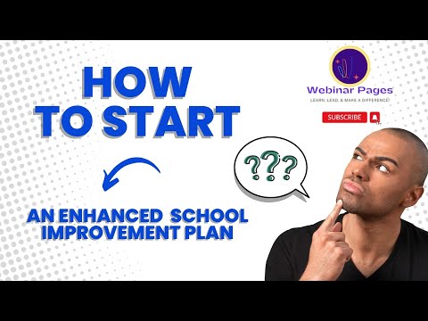 How to Start an Enhanced School Improvement Plan - Preparatory phase