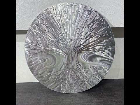 One of a Kind Metal Wall Art - 11-inch Circle of Life