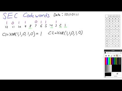 SEC Codeword Calculation