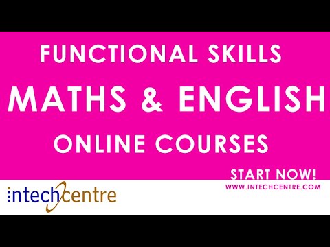 Functional Skills Maths and English Online Courses