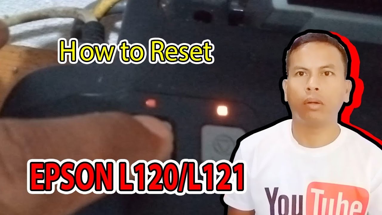 How to Reset Epson L120 / L121 Printer  | Tagalog Complete Tutorial | Blinking Red Problem Solve