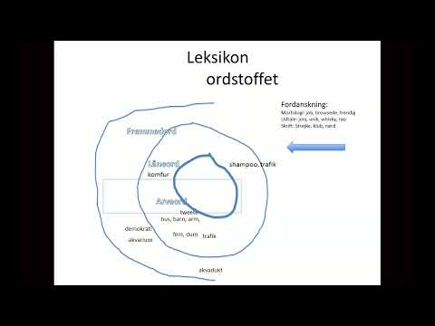 Forelæsningordstof