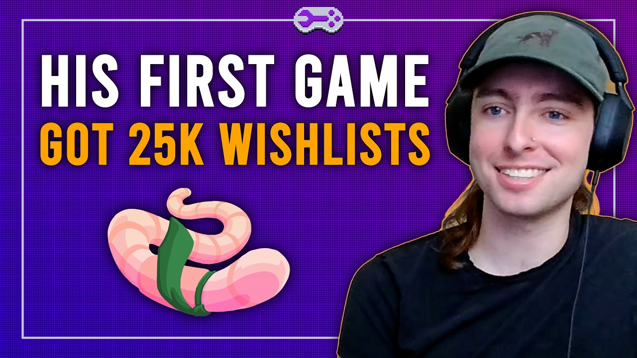 How This Worm Game Got 25K Wishlists| Game Dev 1-On-1, Ep. 2