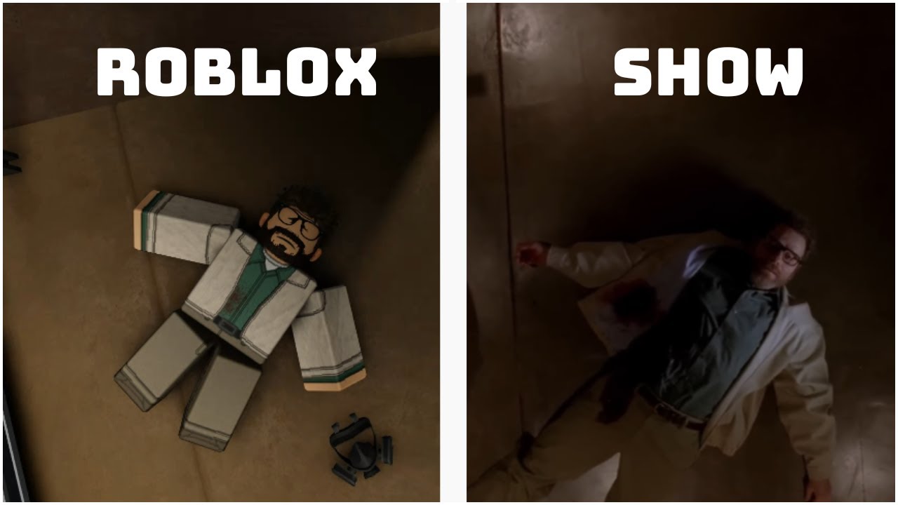 Breaking Bad ending in Roblox VS The Show (Bro think he Walter white)