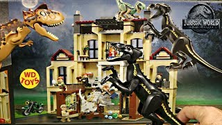 New Lego Jurassic World Indoraptor Rampage at Lockwood Estate 75930 Unboxing Stop-Motion Speed Build