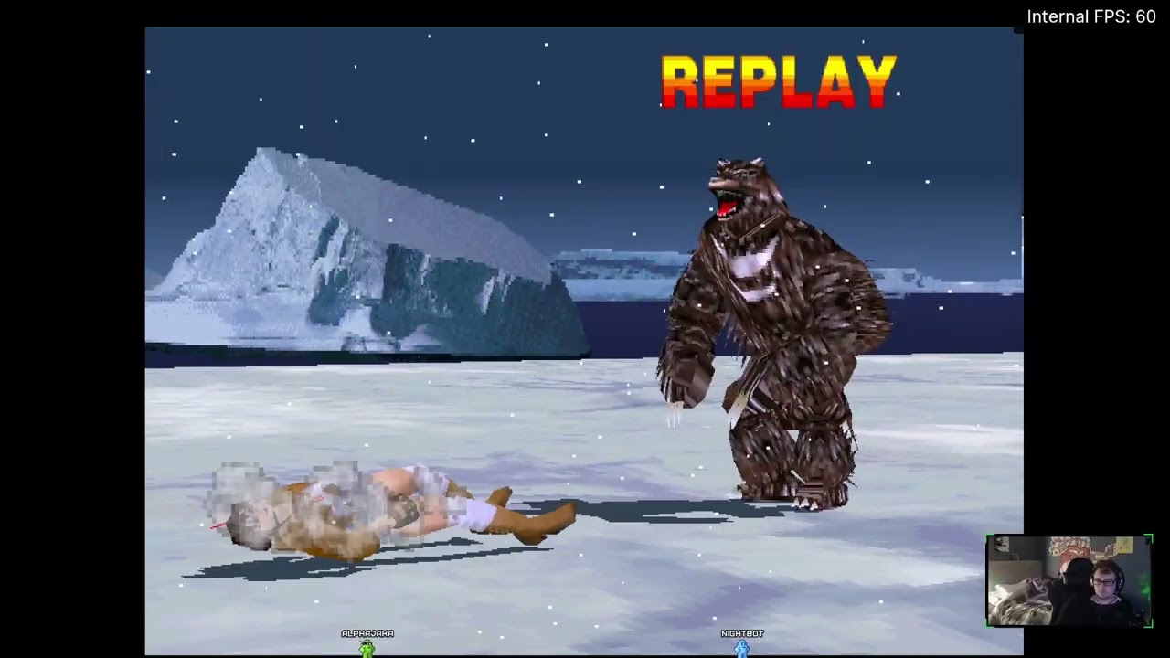 Tekken 1 Arcade Mode Kuma