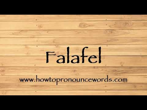 How To Pronounce Falafel ? How To say Falafel New Video