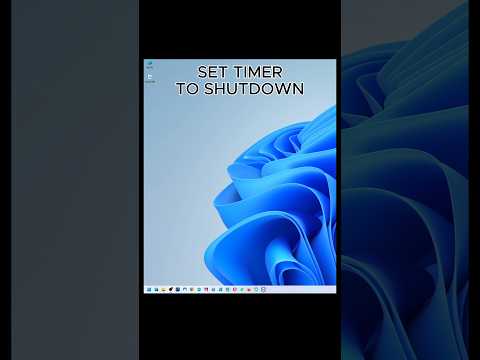 Shutdown Windows PC with Timer #shorts #windowstips #shutdown #tutorial #tech #computertips #timer