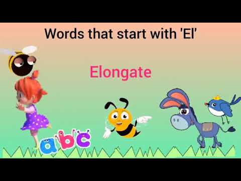 Words That Start With 'El'