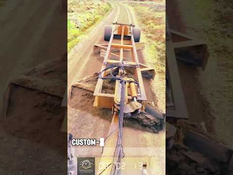 Local Innovation! Custom-Built Road Grader for Rural Roads!