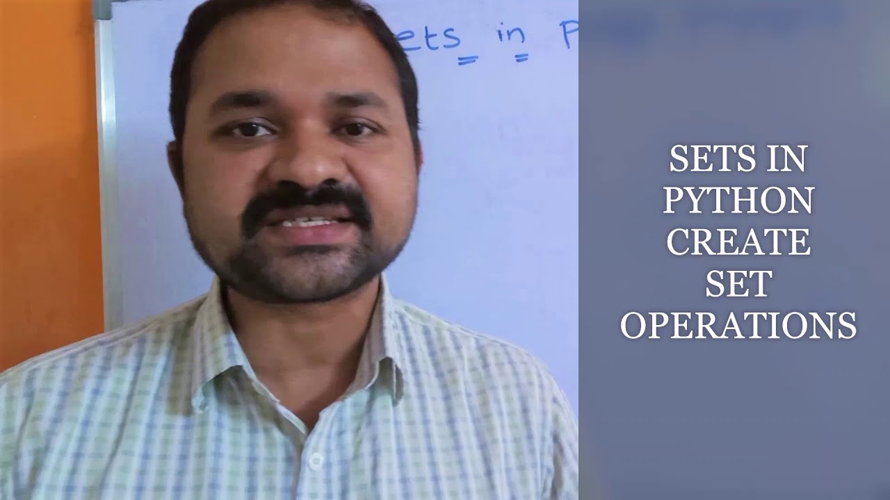 SETS IN PYTHON PART1 || CREATE || SET BASIC OPERATIONS || PYTHON PROGRAMMING