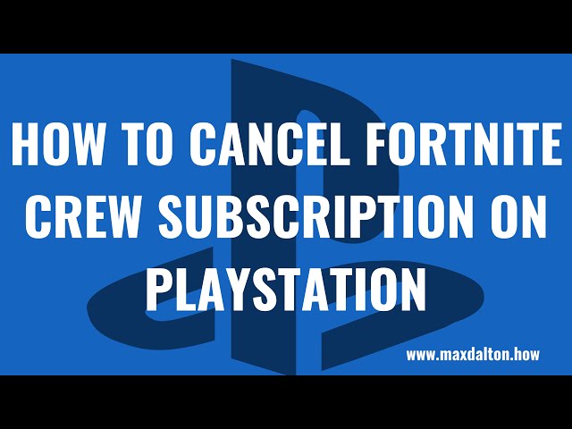 How to cancel your Fortnite Crew pack subscription: A detailed guide