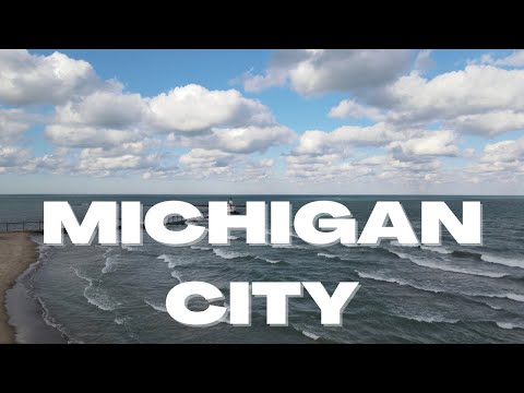Beautiful BEACH TOWN in INDIANA You WON'T Believe- Michigan City Travel Vlog