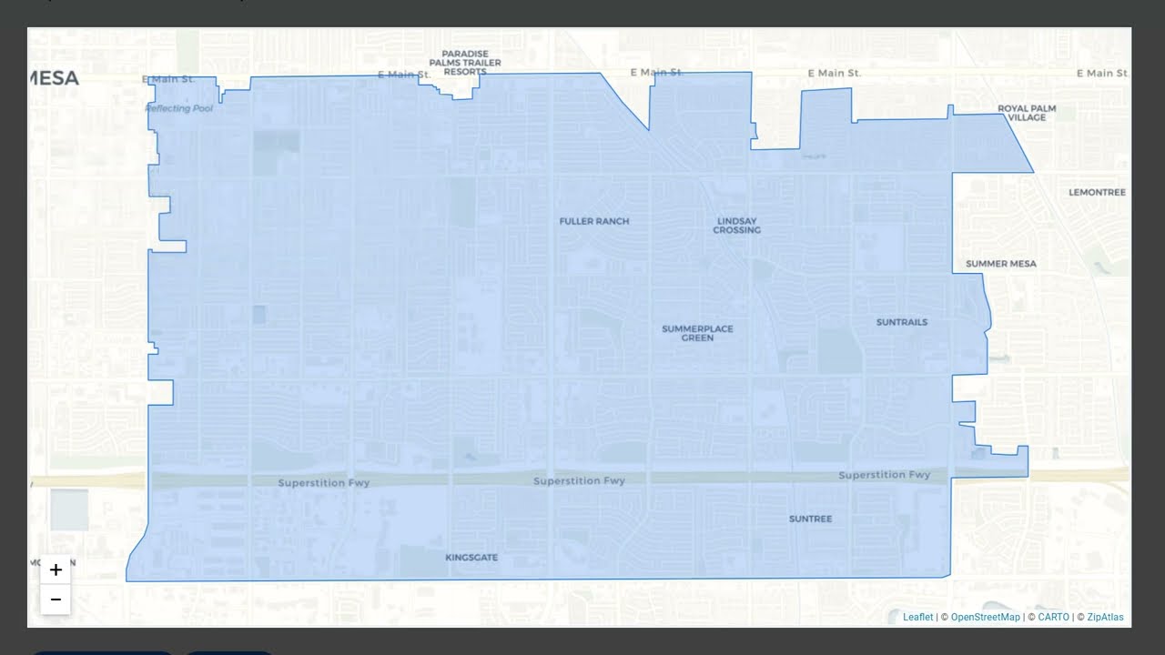 Zip Code 85204 (AZ) Social & Economic Profile