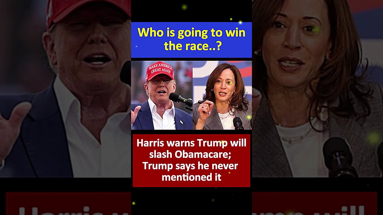 Harris warns Trump will slash Obamacare; Trump says he never mentioned it | #US election 2024 |