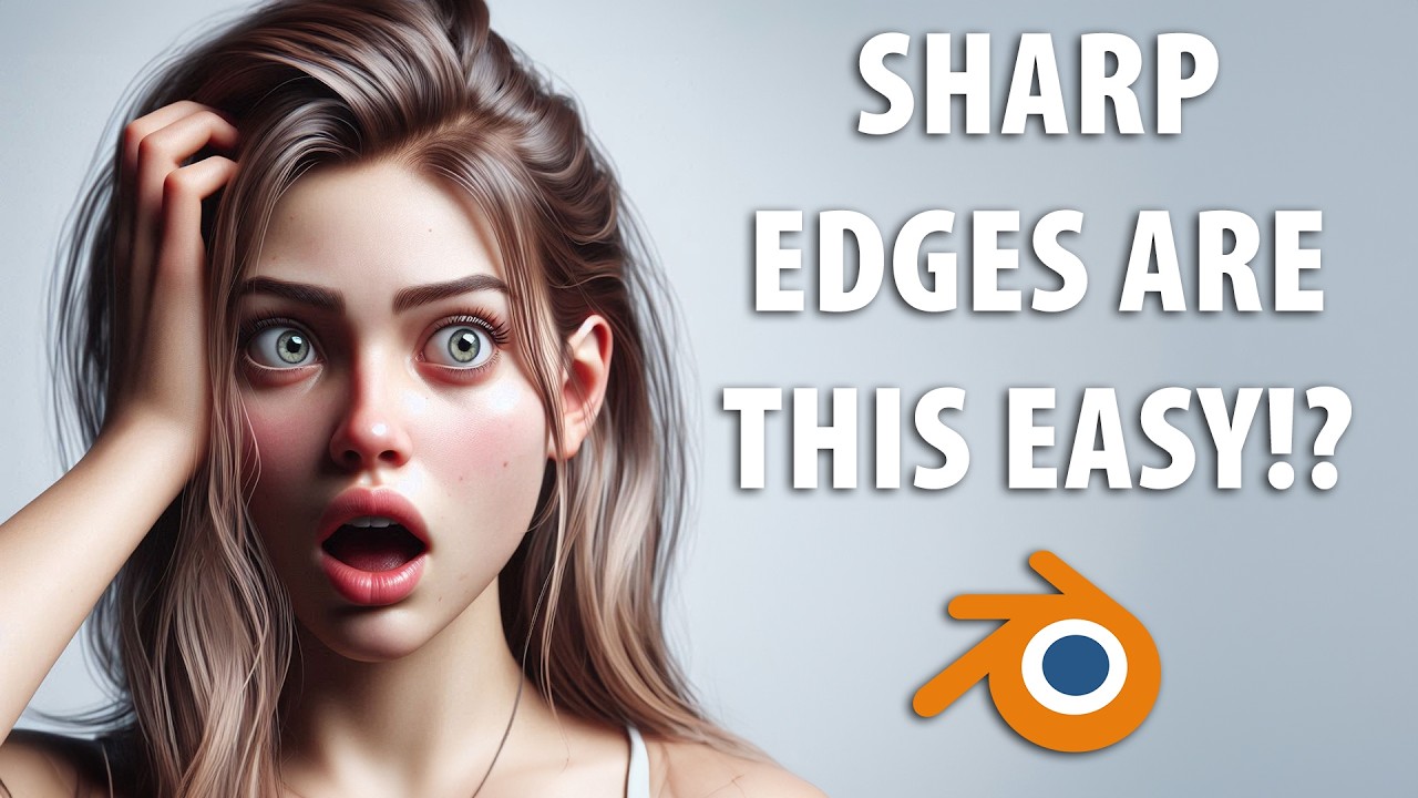 Keep Sharp Edges with Smooth Faces in Blender
