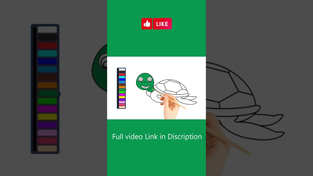 turtle drawing easy #viral #art #artist #shortvideo #shorts