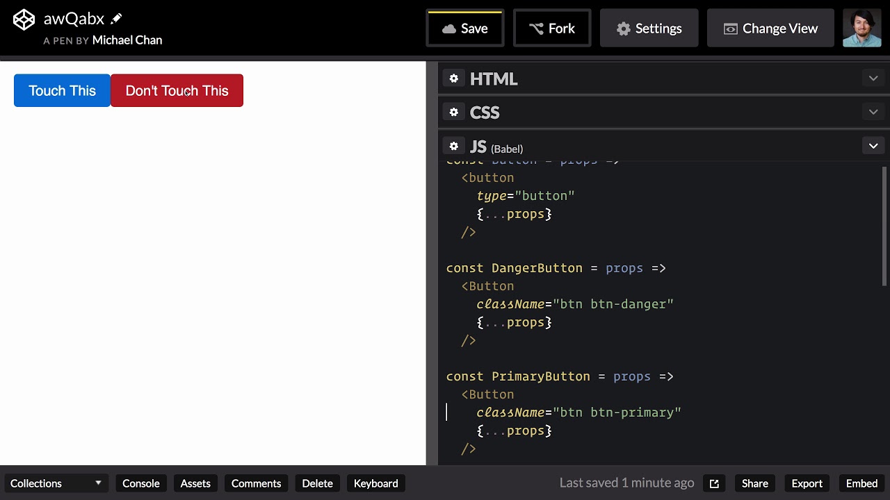 Composing button components | Style with Components