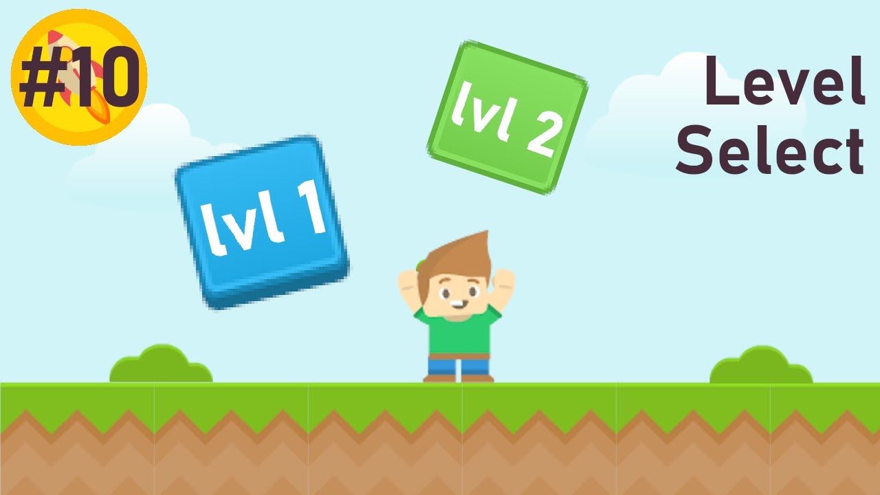 GDevelop 5 Platformer Tutorial #10 | Level select