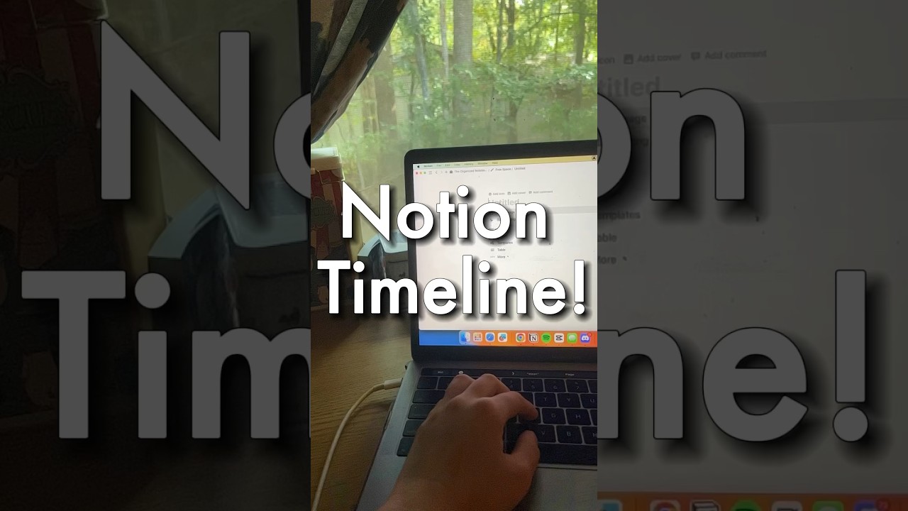 QUICK Timeline in Notion ✨ #notion #notiontemplate #notiontips