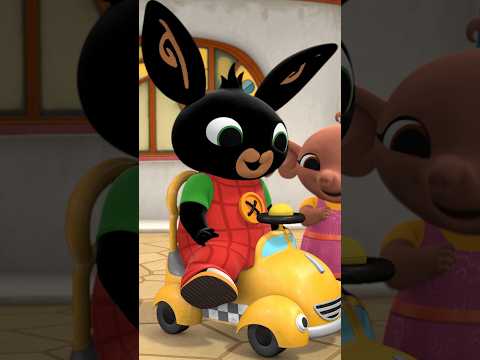 Bing rides the Talkie Taxi | #Shorts | Bing Shorts