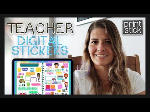 Digital Stickers for Teachers & Students