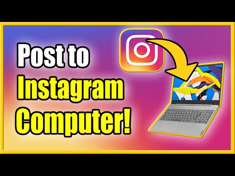 How to POST on INSTAGRAM from Computer or Mac (Upload Photos)
