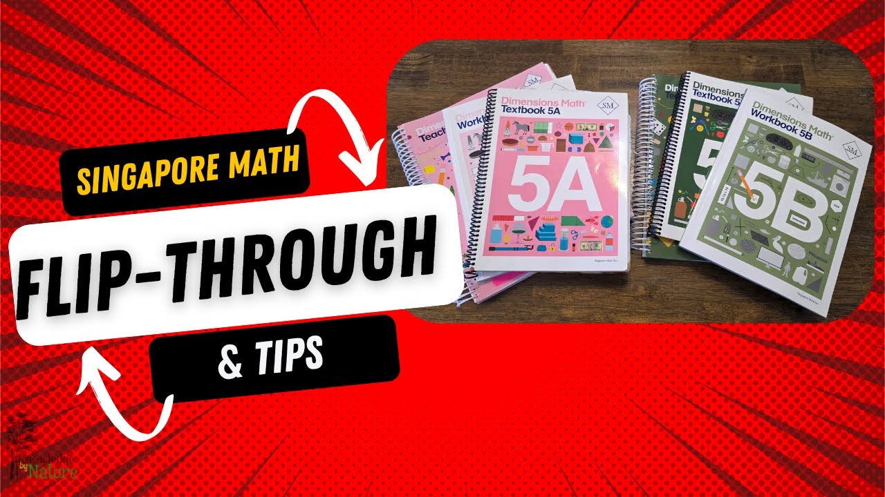 Dimensions Math 5A/5B FLIP-THROUGH | SINGAPORE MATH HOW WE TEACH MATH IN 5TH GRADE HOMESCHOOL