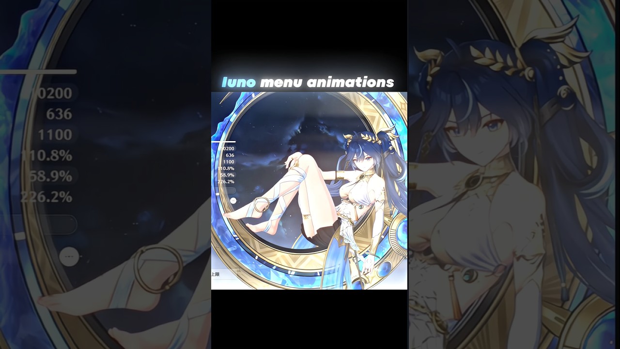 Iuno menu animations 🥰 #wutheringwaves