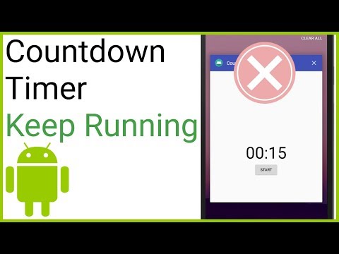Learn Countdown Timer Part 3 KEEP TIMER RUNNING WHEN CLOSING THE APP NO ...