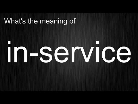 No More Confusion! Explaining "in-service" Meaning, Teaching You Standard British Pronunciation!