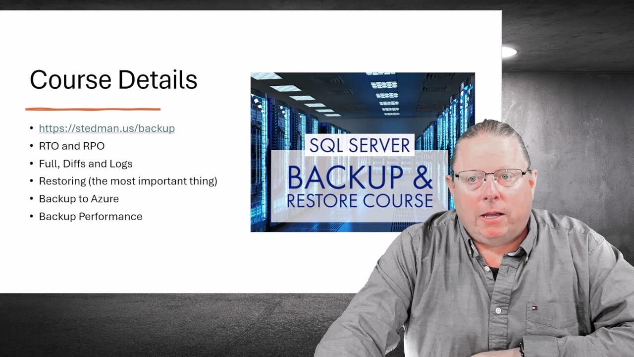 Backup and Recovery Course