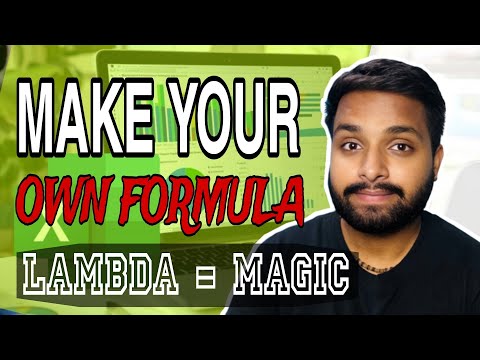 Excel hack you didn't know: Your own functions in minutes 😊