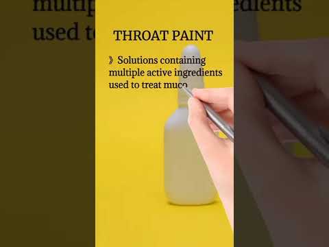 Definition of Throat Paint ||Pharmaceutics || Iodine Paint || Medi Queries.