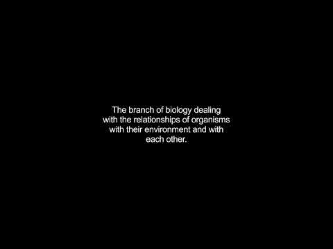 ecology video Dictionary meaning and pronunciation