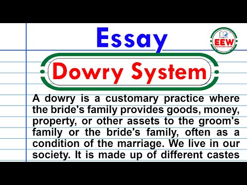 Essay on Dowry System in Nepal || Dowry System