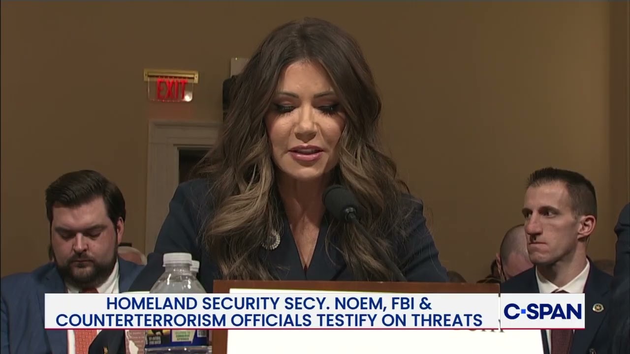 Secretary of Homeland Security Kristi Noem Opening Statement