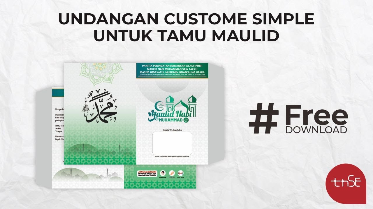 Berbagi File Desain UNDANGAN MAULID .cdr GRATIS | FREE DOWNLOAD | BIKIN ACARA MAULIDMU MAKIN KEREN