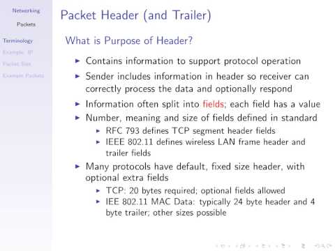 Packets in Networking (Part 1) - Terminology
