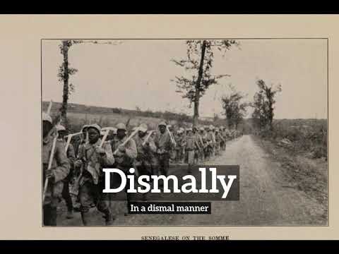 How Does Dismally Look? | What is Dismally? | How to Say Dismally in English?