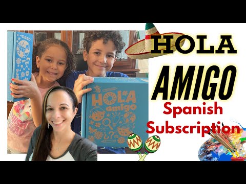 hola amigo subscription box || Spanish for kids!