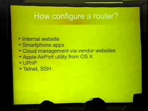 HOPE X (2014): Securing a Home Router