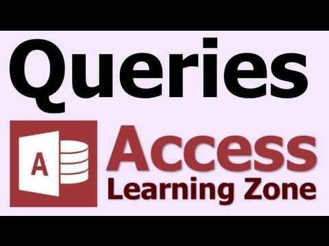 What is a Query in Microsoft Access? How to Create a Query in Microsoft Access. How to Run a Query.
