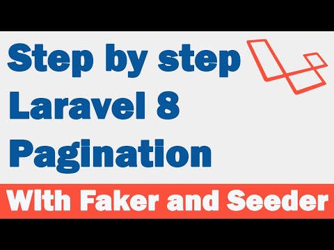 Learn Step by step Laravel 8 Pagination with Faker and Seeder - Mind Luster