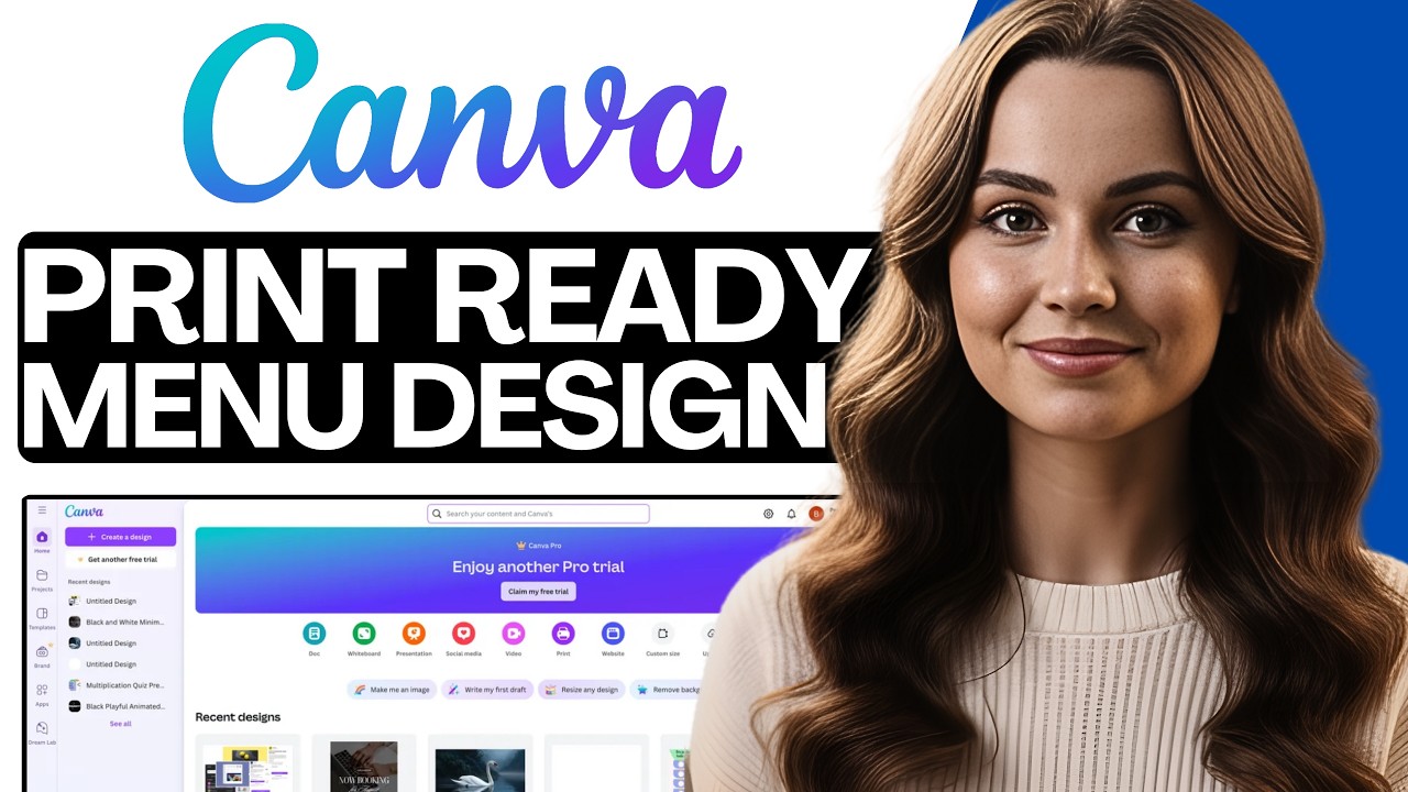 How To Design a Restaurant Menu in Canva 2026 (Print-Ready)